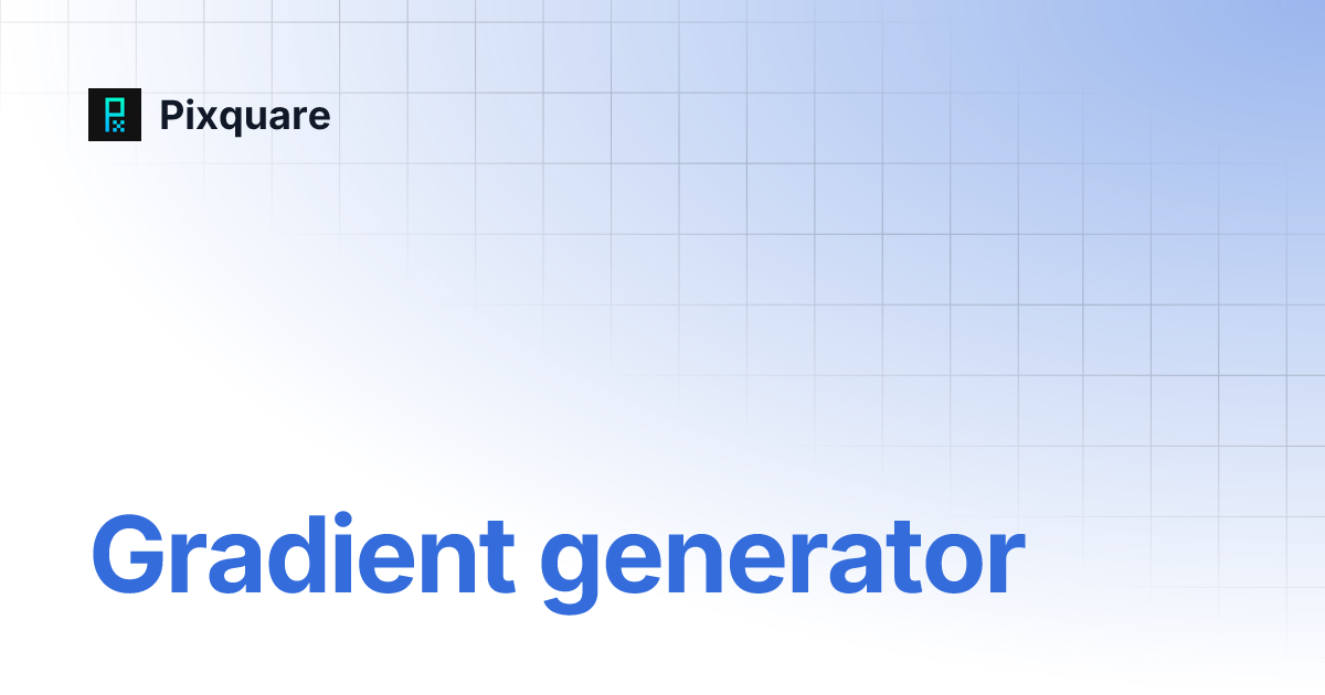 Gradient generator | Pixquare